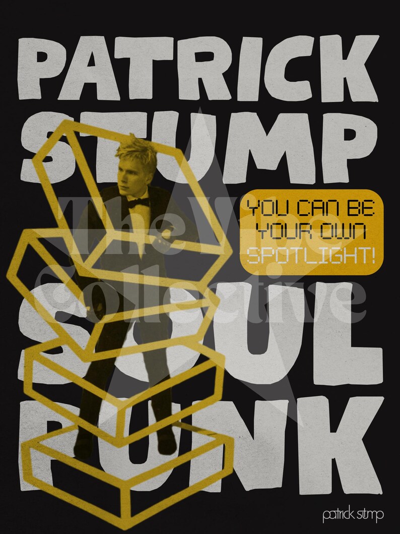 Patrick Stump Soul Punk Poster - Etsy