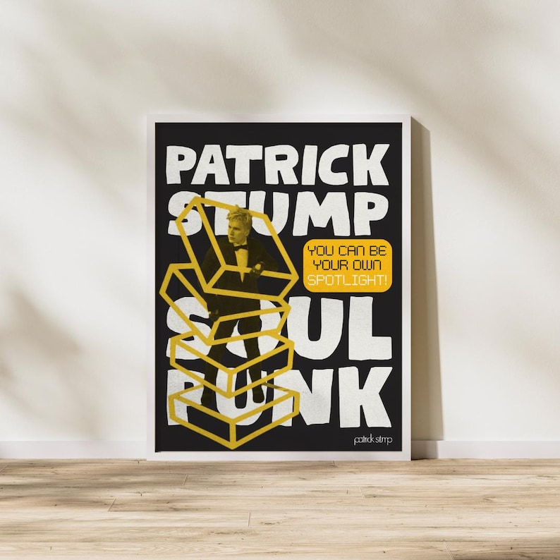 Patrick Stump Soul Punk Poster - Etsy