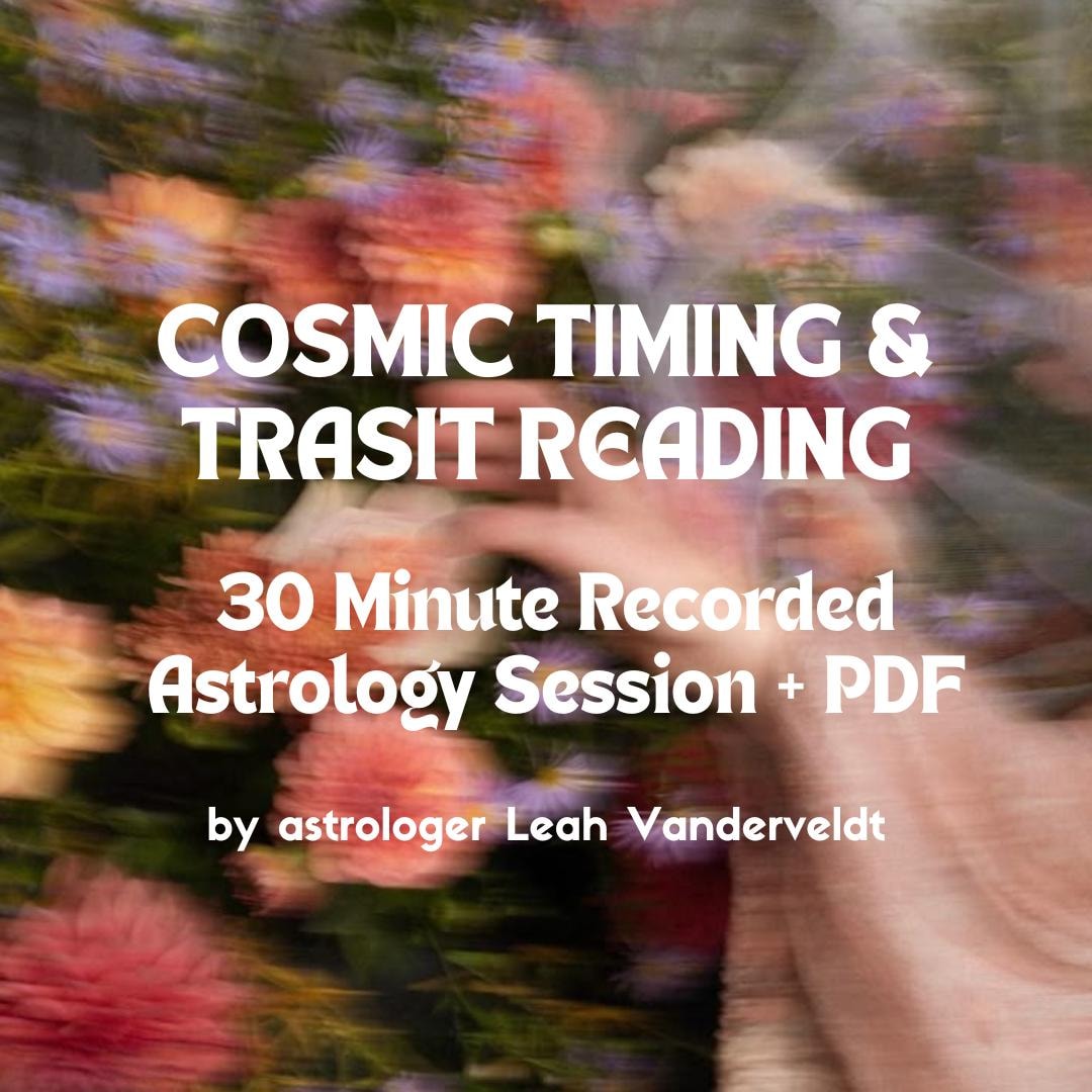 Cosmic Timing & Transit Reading – 30 Minute Recorded Astrology Session ...