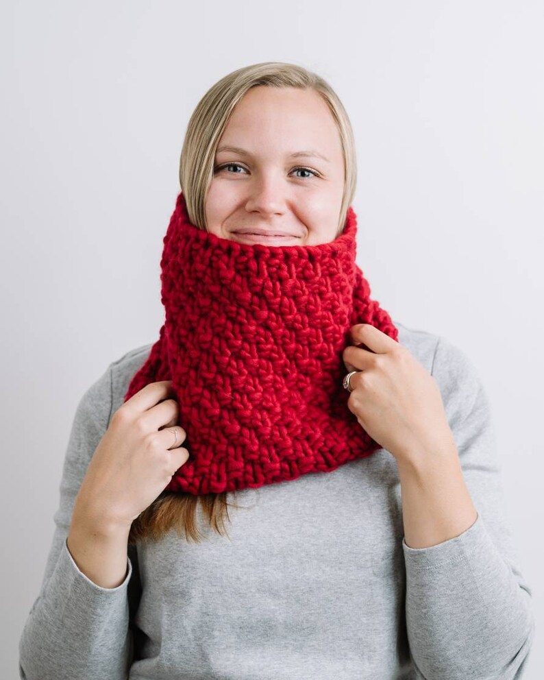 Everyday Snood: Made to Order by Hand of 100% Wool Cowl, Circle Scarf ...