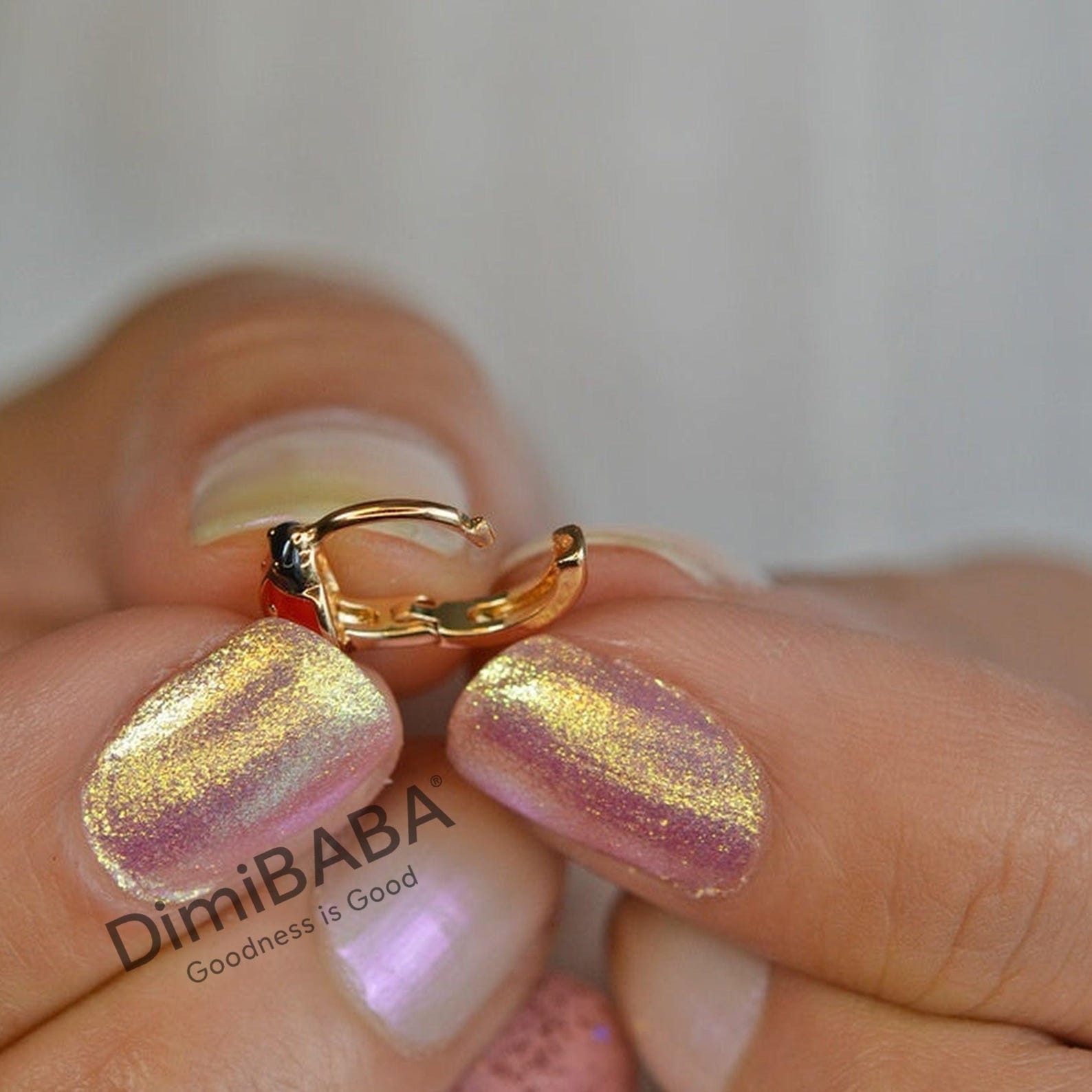 Ladybug Helix Earring, Gold Piercing, Tragus Jewelry - Etsy
