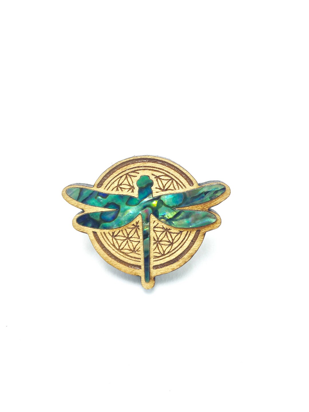 Dragonfly Inlay Pin - Etsy