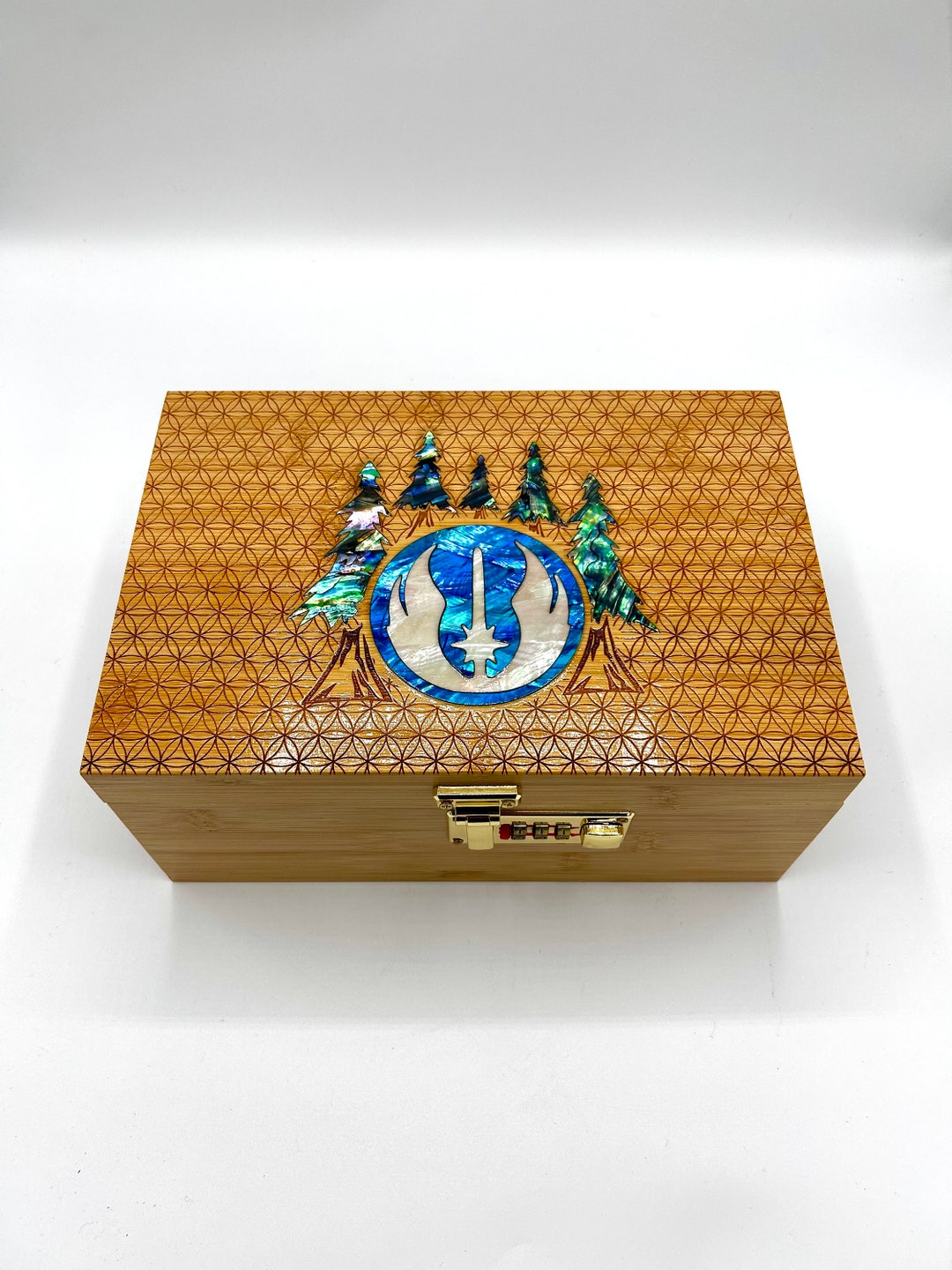 Endor Jedi Connisouer Box Wirh Combination Lock and Removable Matching ...