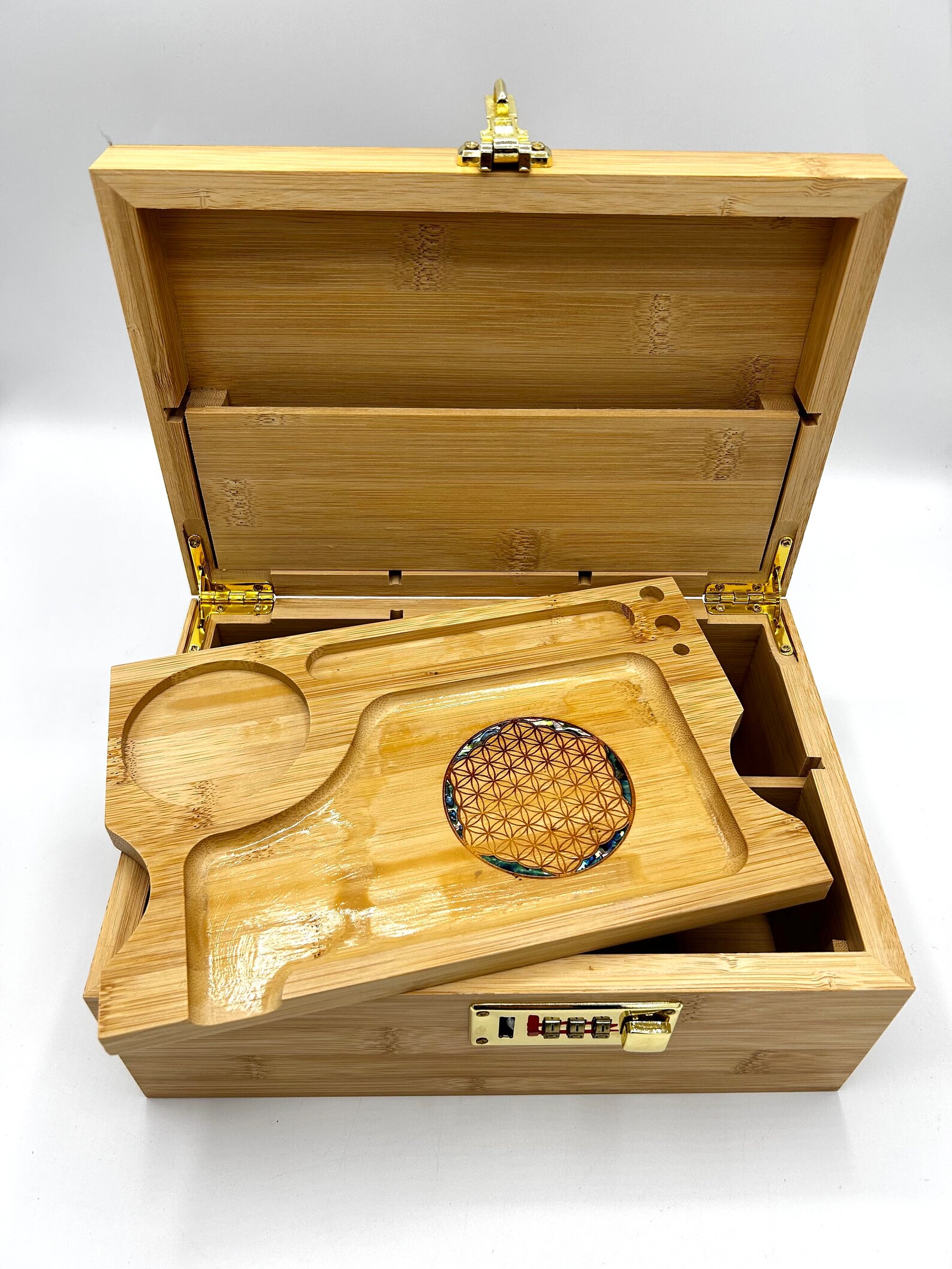 Cali Bear Connisouer Box Wirh Combination Lock and Removable Matching ...