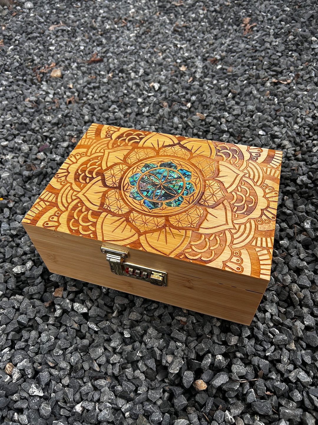 Lotus Inlay Connisouer Box - Etsy