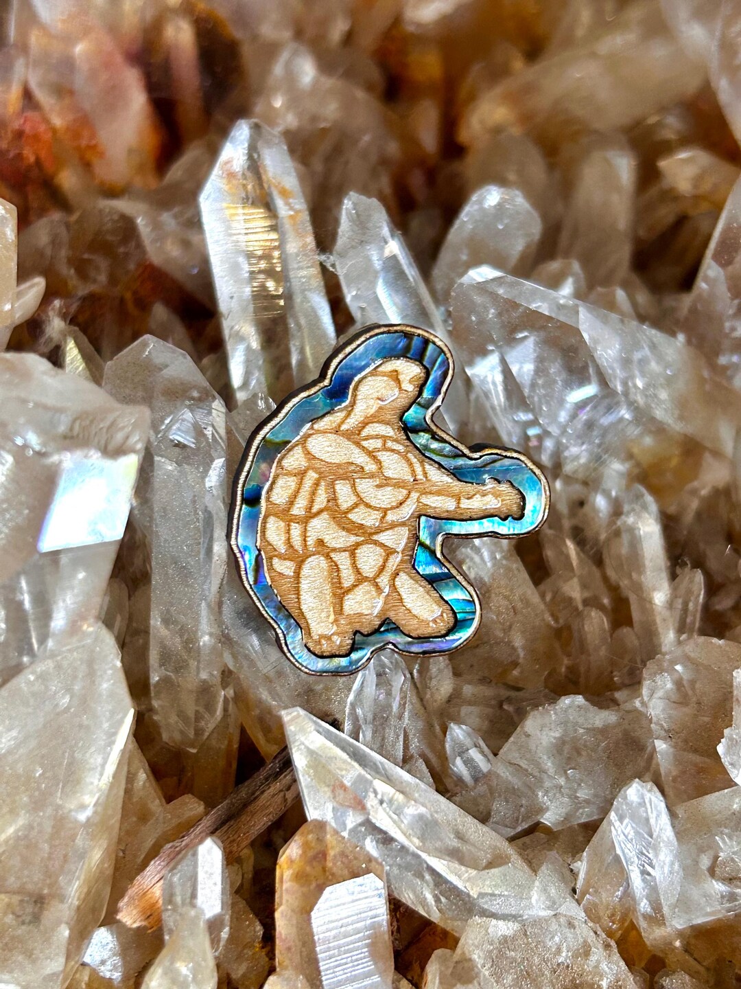 Banjo Terrapin Abalone Inlay Pin - Etsy