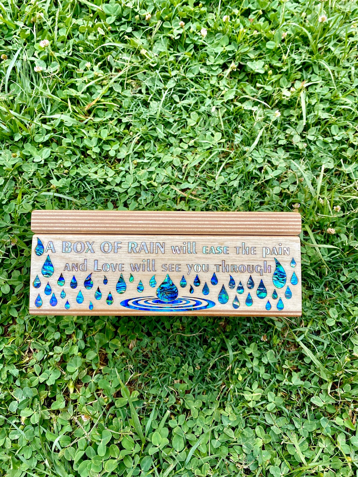 Box of Rain. Abalone/pearl Inlay Box - Etsy