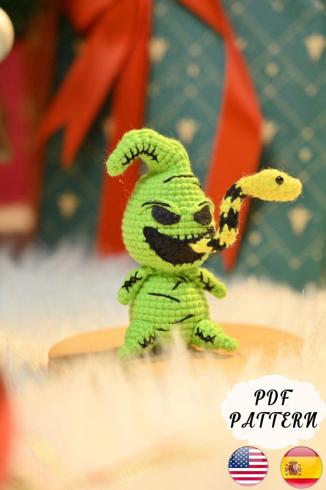Oogie Boogie Amigurumi Crochet Pattern | Nightmare Halloween PDF ...