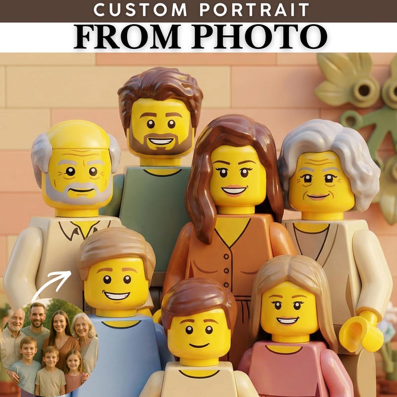 Custom Legos People - Etsy