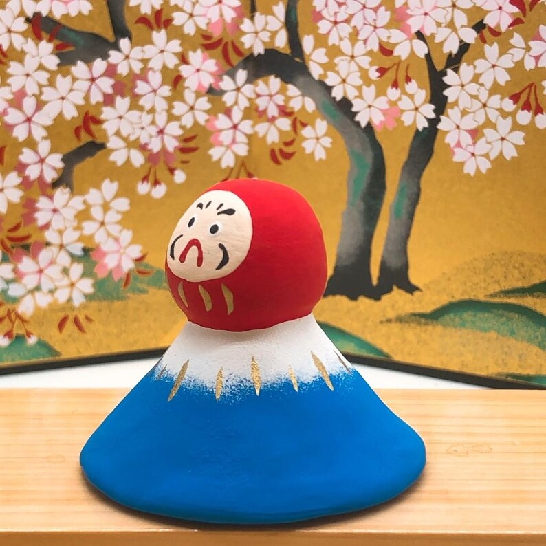 Japanese Daruma Doll From Mount Fuji, Japan - Etsy