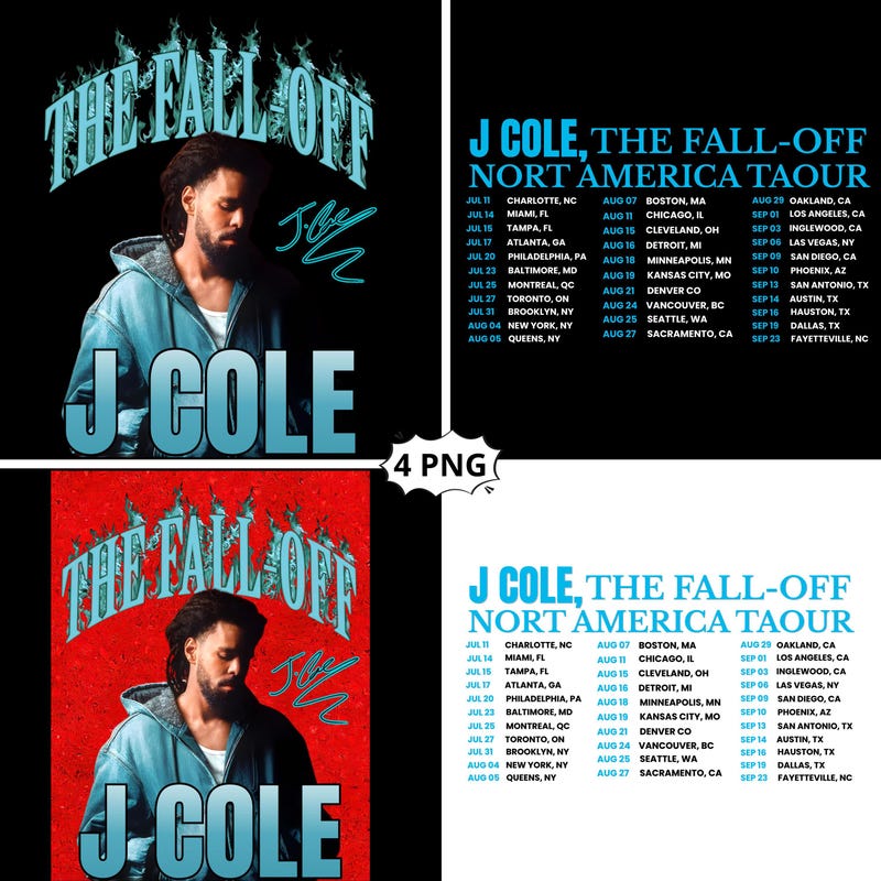 J Cole Fall off Shirt - Etsy