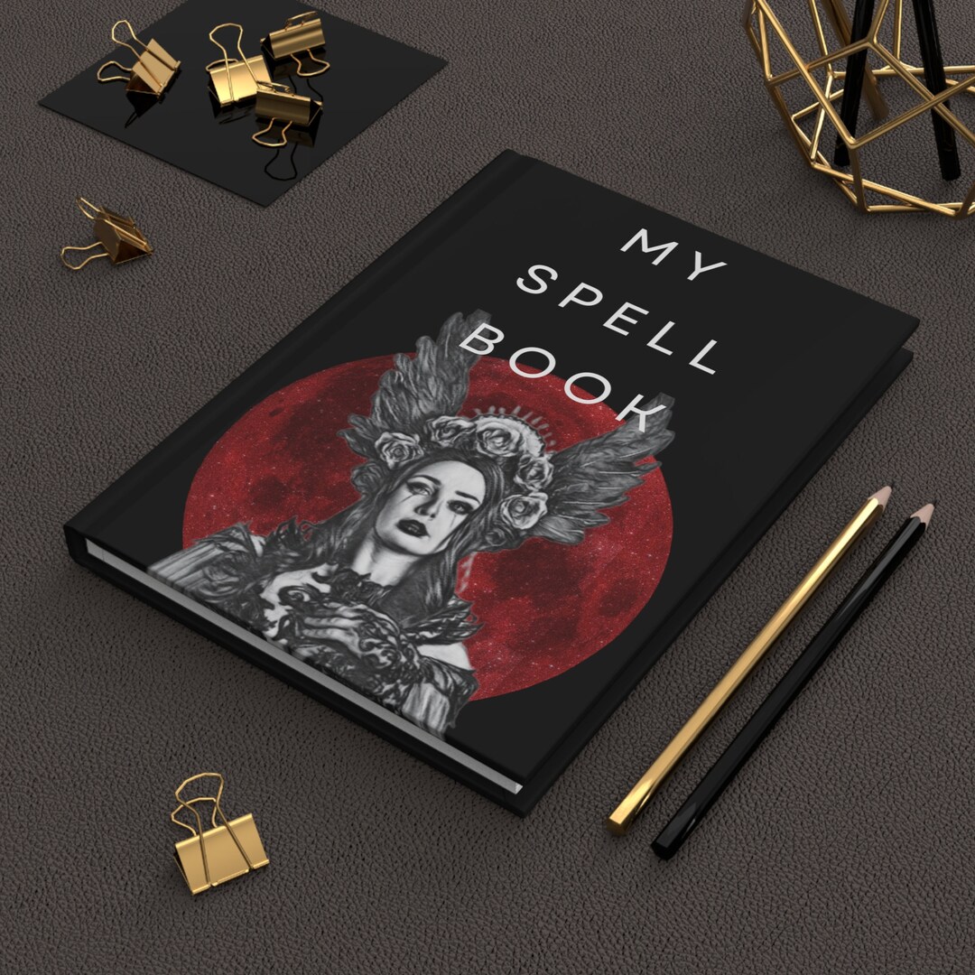 Spell Book Notebook Hardcover Journal Matte - Etsy
