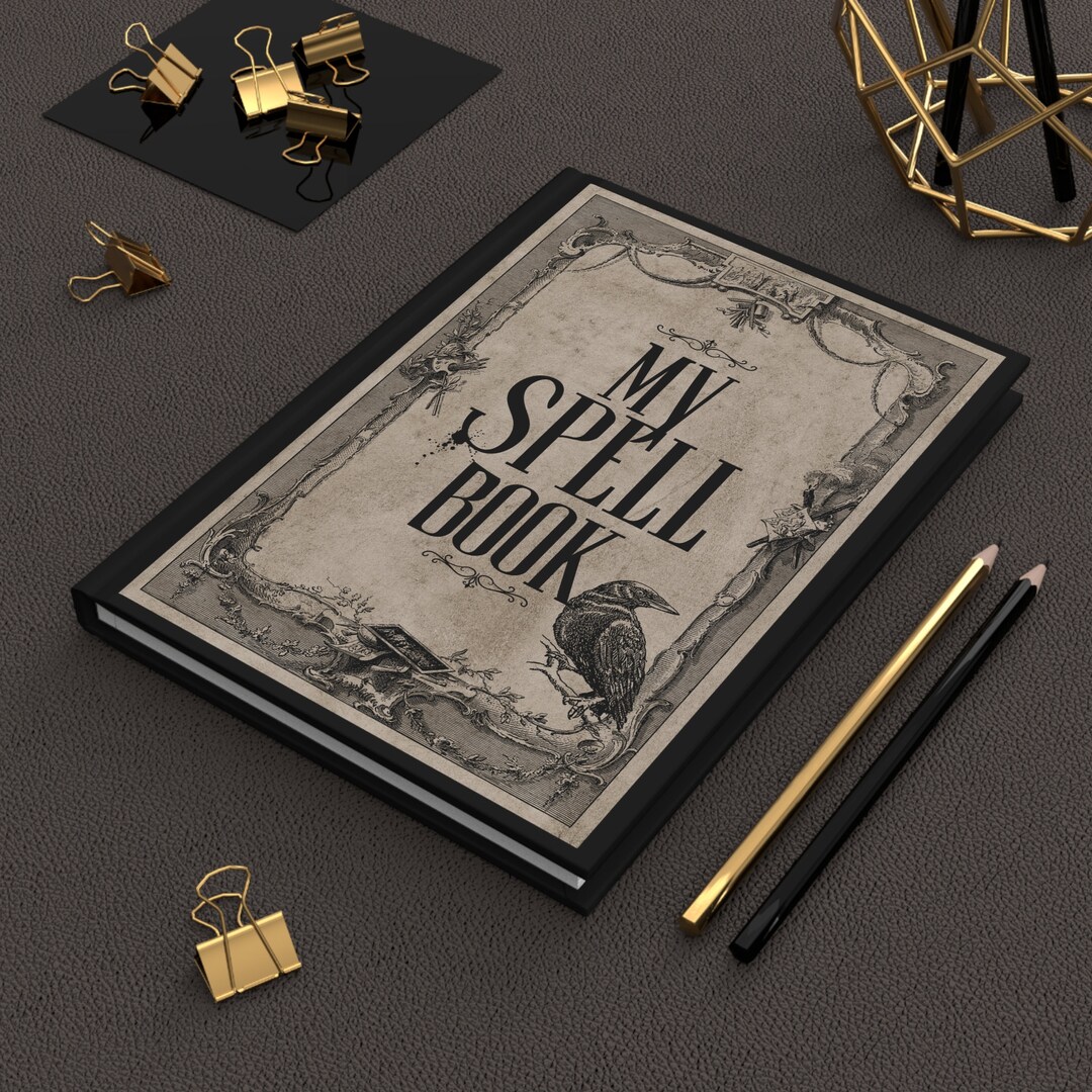 My Spell Book, Hardcover Journal Matte - Etsy