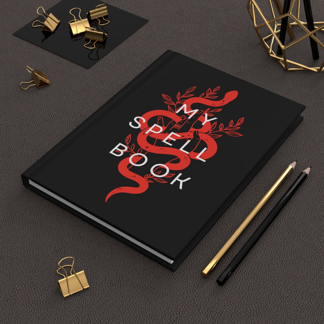 Spell Book Notebook Hardcover Journal Matte - Etsy