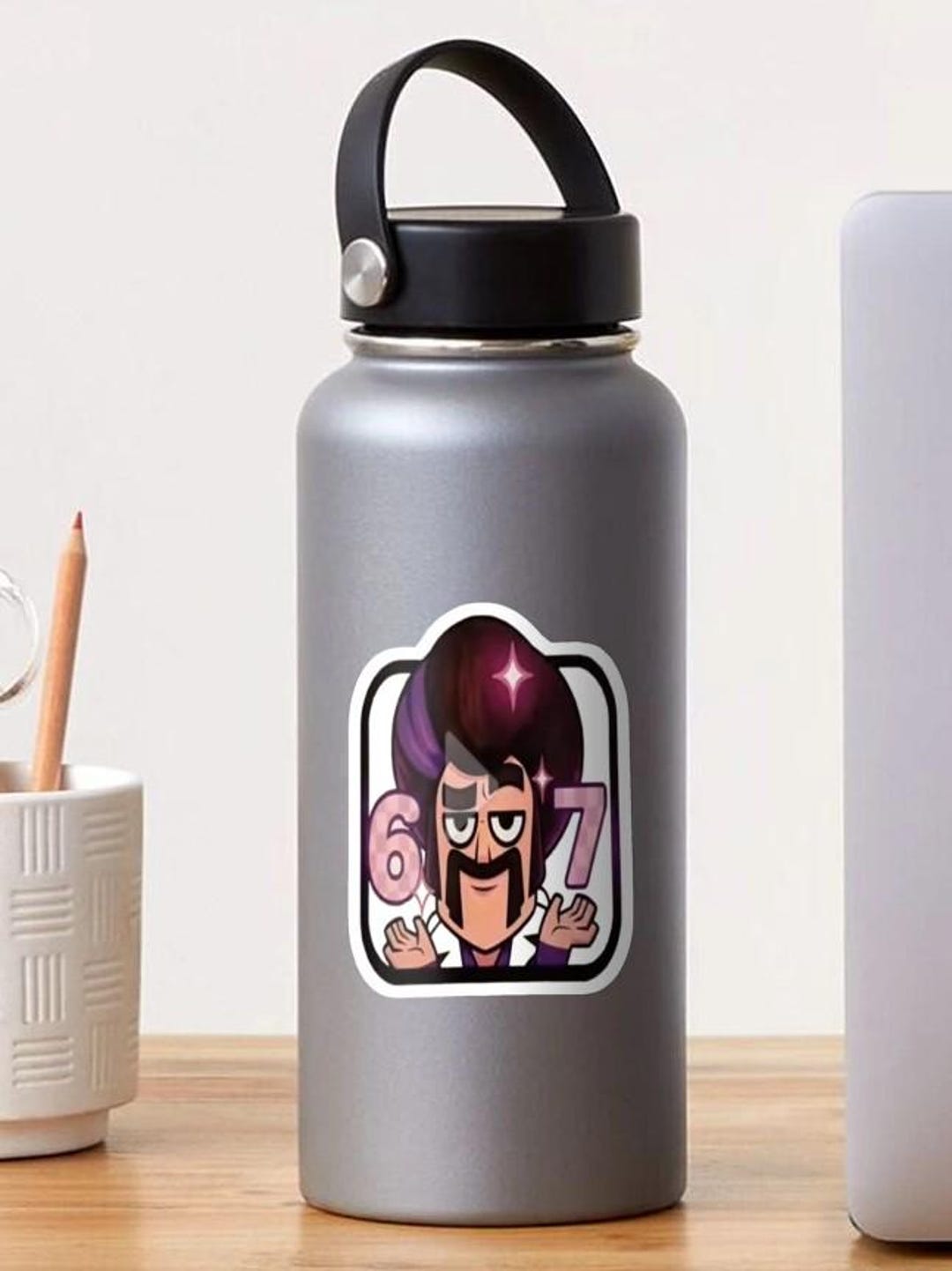 Disco Wizard Emote Sticker, Clash Royale Video Game Sticker - Etsy