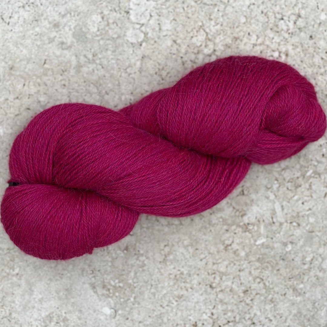Galler Yarns - Heather Prime Alpaca - Hot Pink - Etsy