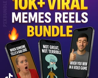 150K Viral Reels Bundle Instagram, Tiktok, Faceless Content PLR MRR - Etsy
