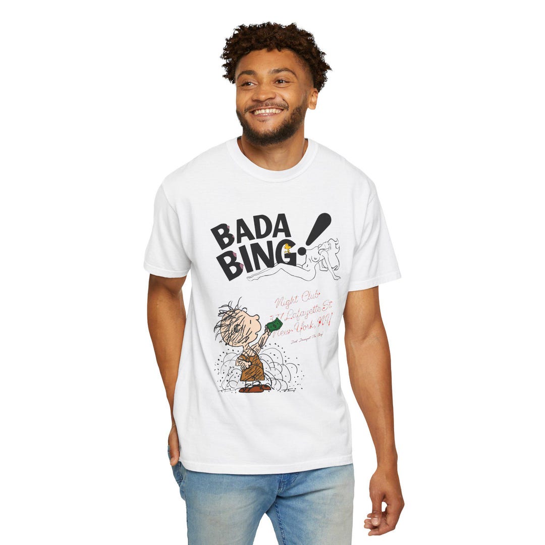 Pig Pen at the Bada Bing a Peanuts and Sopranos Parody - Etsy