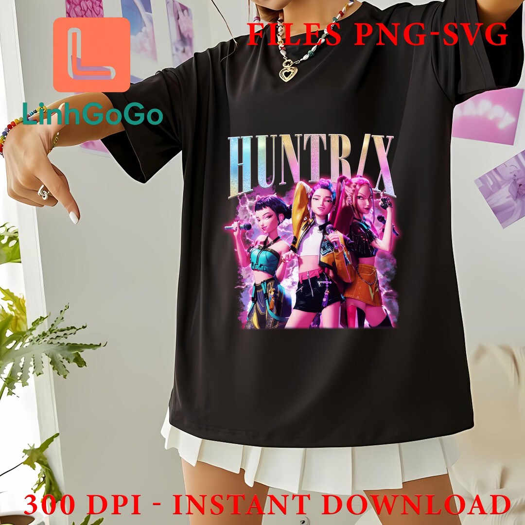 Huntrx Kpop Anime Girl Group Digital PNG - Etsy Canada