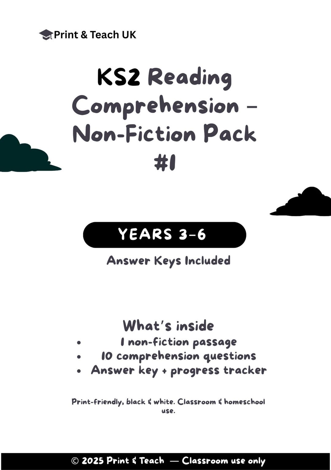 KS2 Reading Comprehension Pack | Non-fiction | 10 Questions + Answer ...