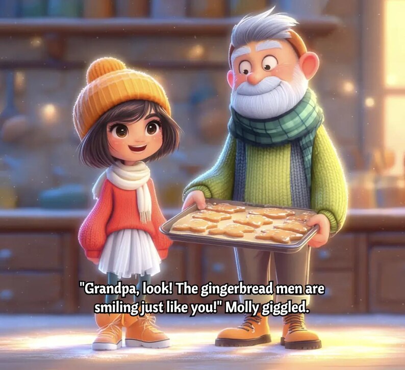 Molly and Grandpa’s Bakery Christmas Story | Kids Bedtime Book PDF ...