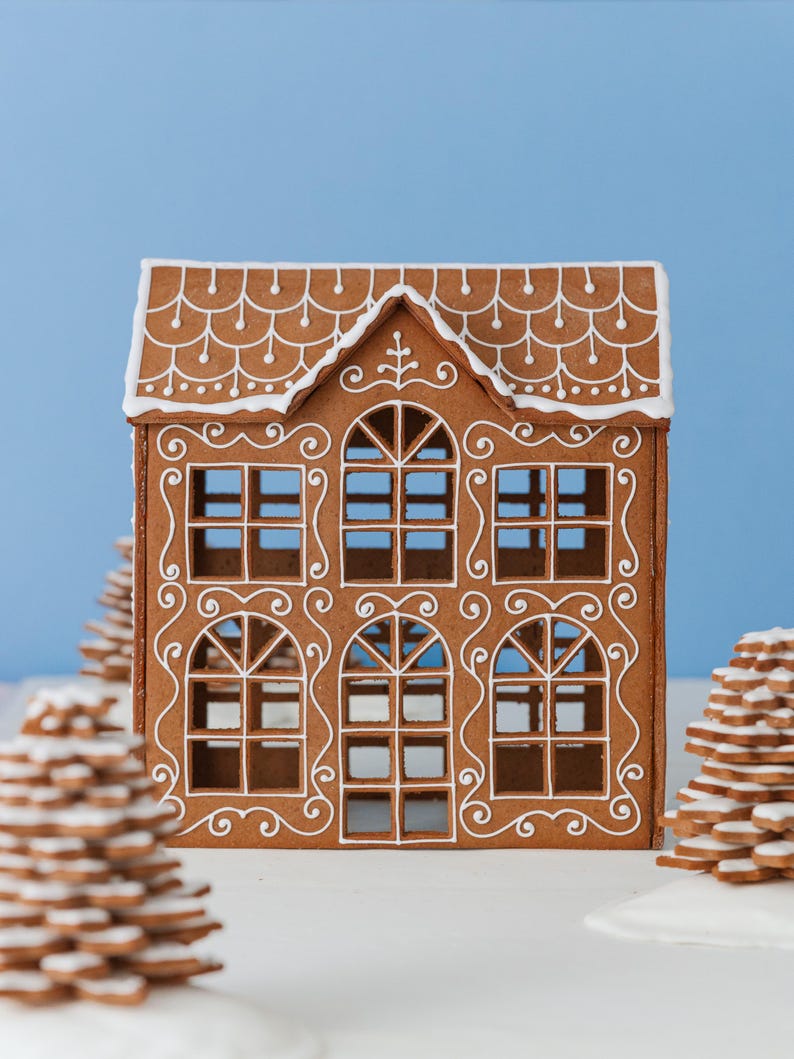 Gingerbread House – PDF Printable Baking Pattern - Etsy