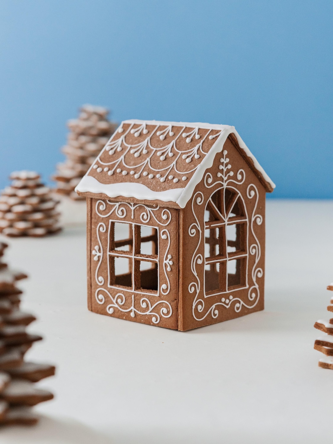 Gingerbread House Template – PDF Printable Baking Pattern - Etsy