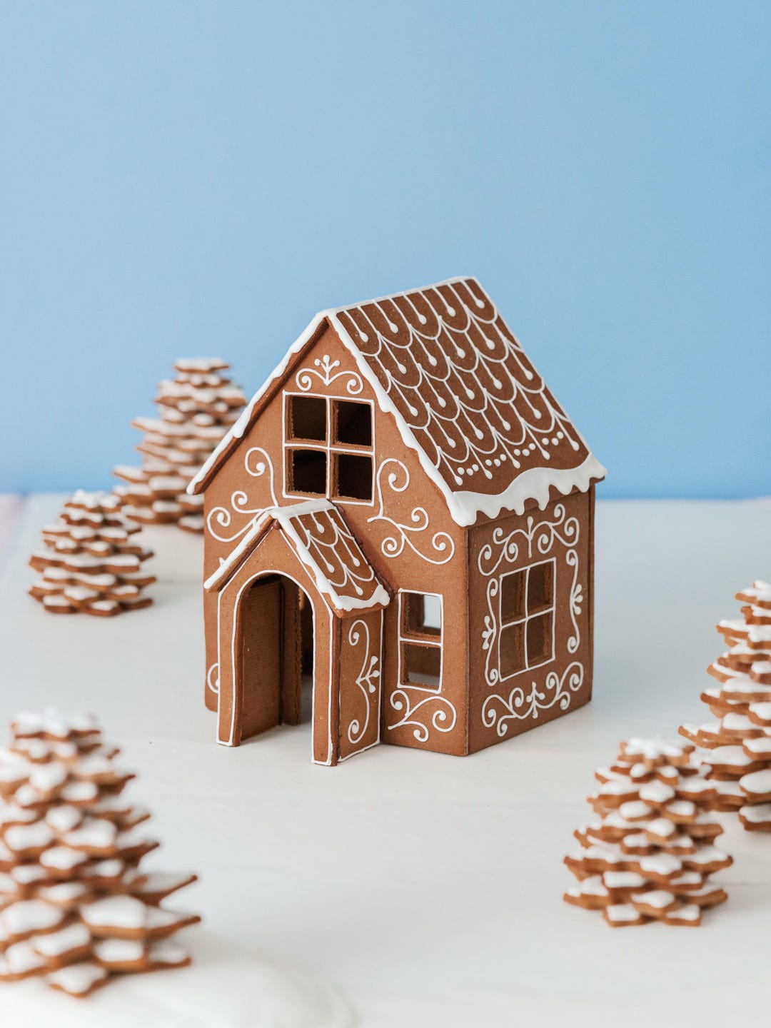 Gingerbread House Template – PDF Printable Baking Pattern - Etsy