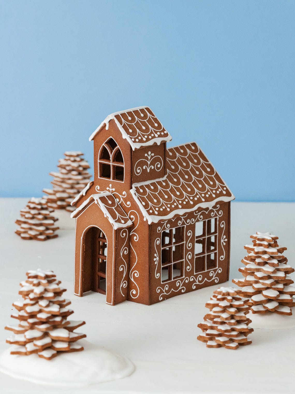 Gingerbread Church Template – PDF Printable Baking Pattern - Etsy