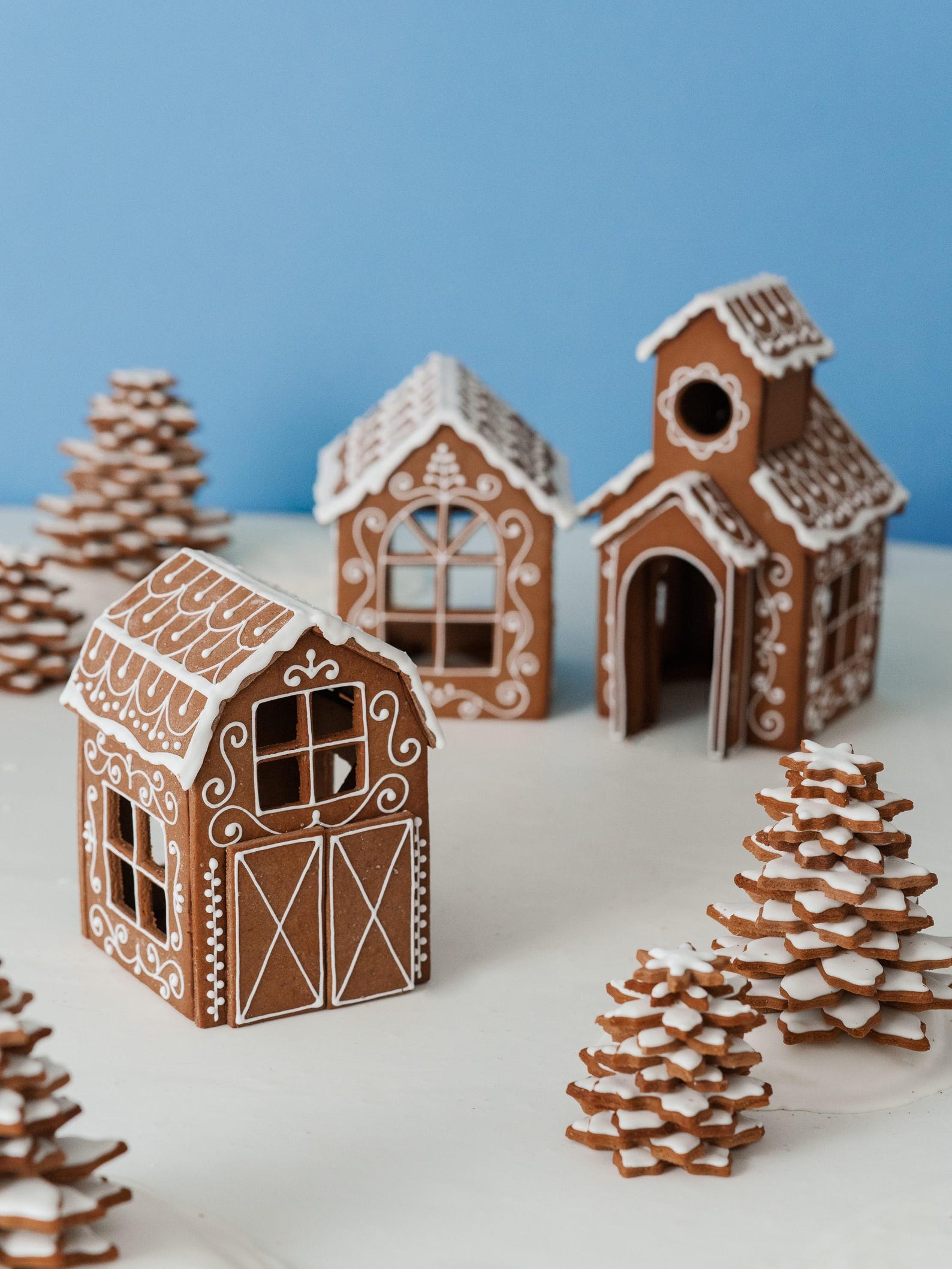 Gingerbread Village Template – PDF Printable Baking Pattern - Etsy