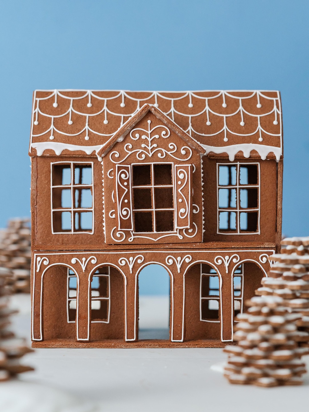 Gingerbread House Template – PDF Printable Baking Pattern - Etsy
