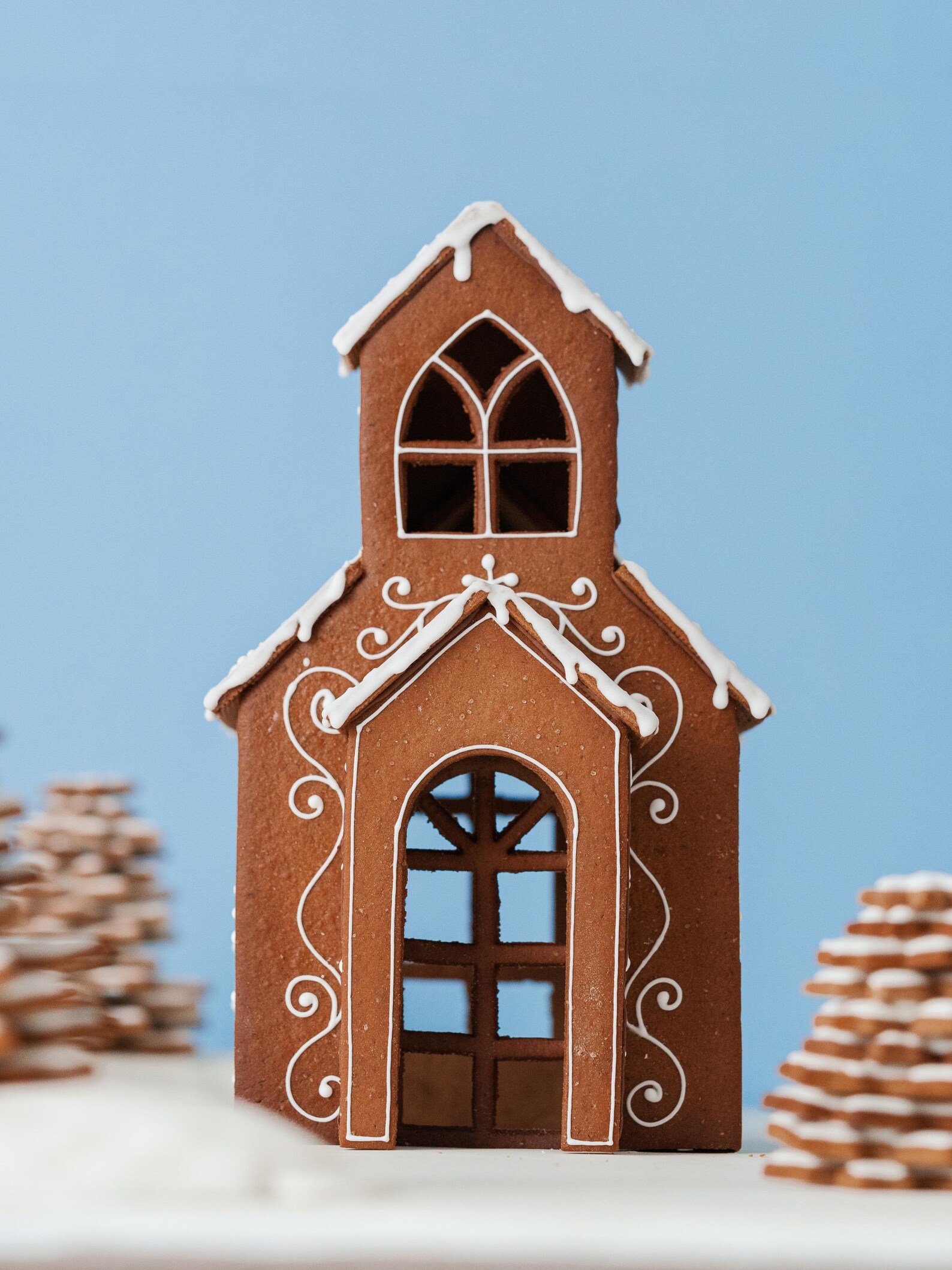 Gingerbread Church Template – PDF Printable Baking Pattern - Etsy