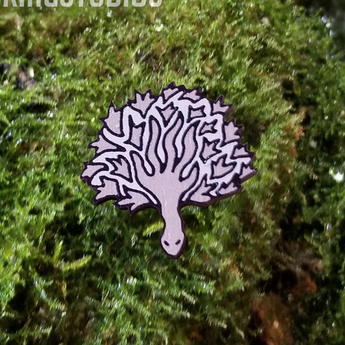 Serpent's Hand Logo Pin Black and Silver SCP Foundation | Etsy