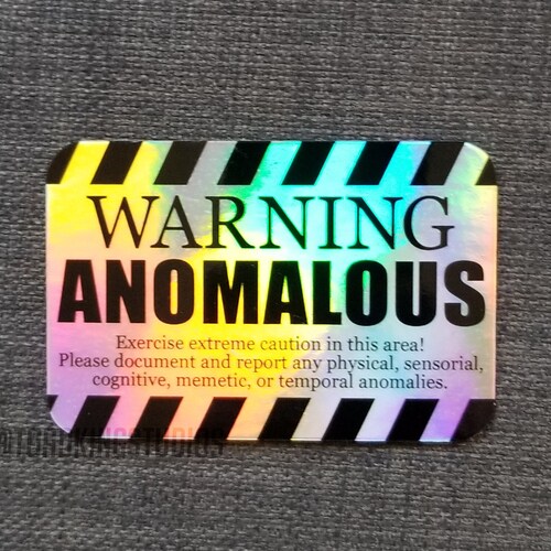 SCP Logo Holographic Sticker 3-inch RESTOCKED - Etsy