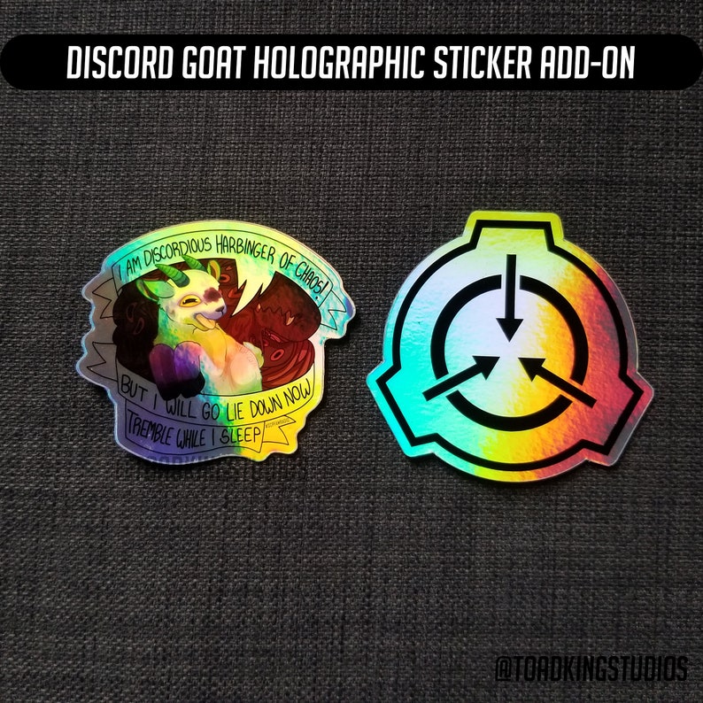 SCP Logo Holographic Sticker 3-inch Updated 2020 | Etsy