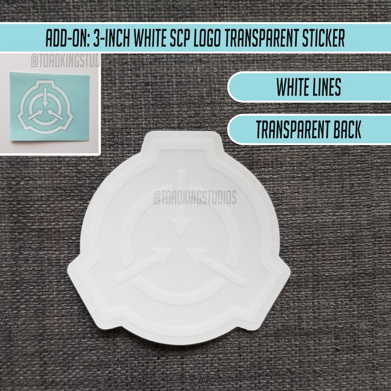 SCP Logo 4-inch Vinyl Decal Transfer Sticker Foundation - Etsy
