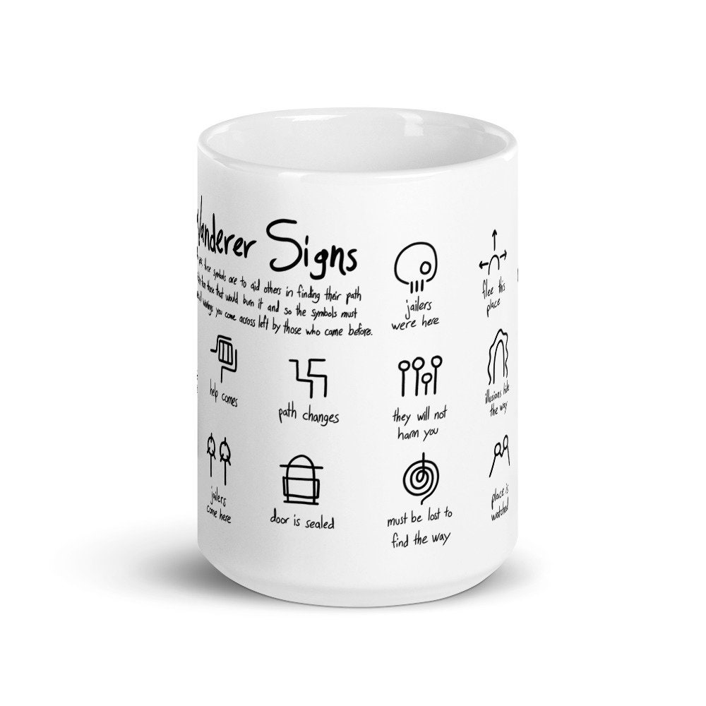 Wanderer Symbols Mug Version 01 POD - Etsy