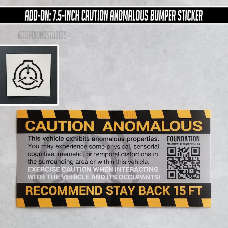 SCP Logo Black 4-inch Vinyl Decal Transfer Sticker - Etsy