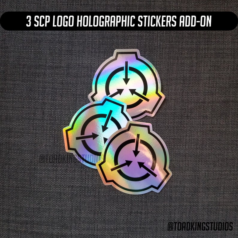 SCP Logo Holographic Sticker 3-inch Updated 2020 | Etsy