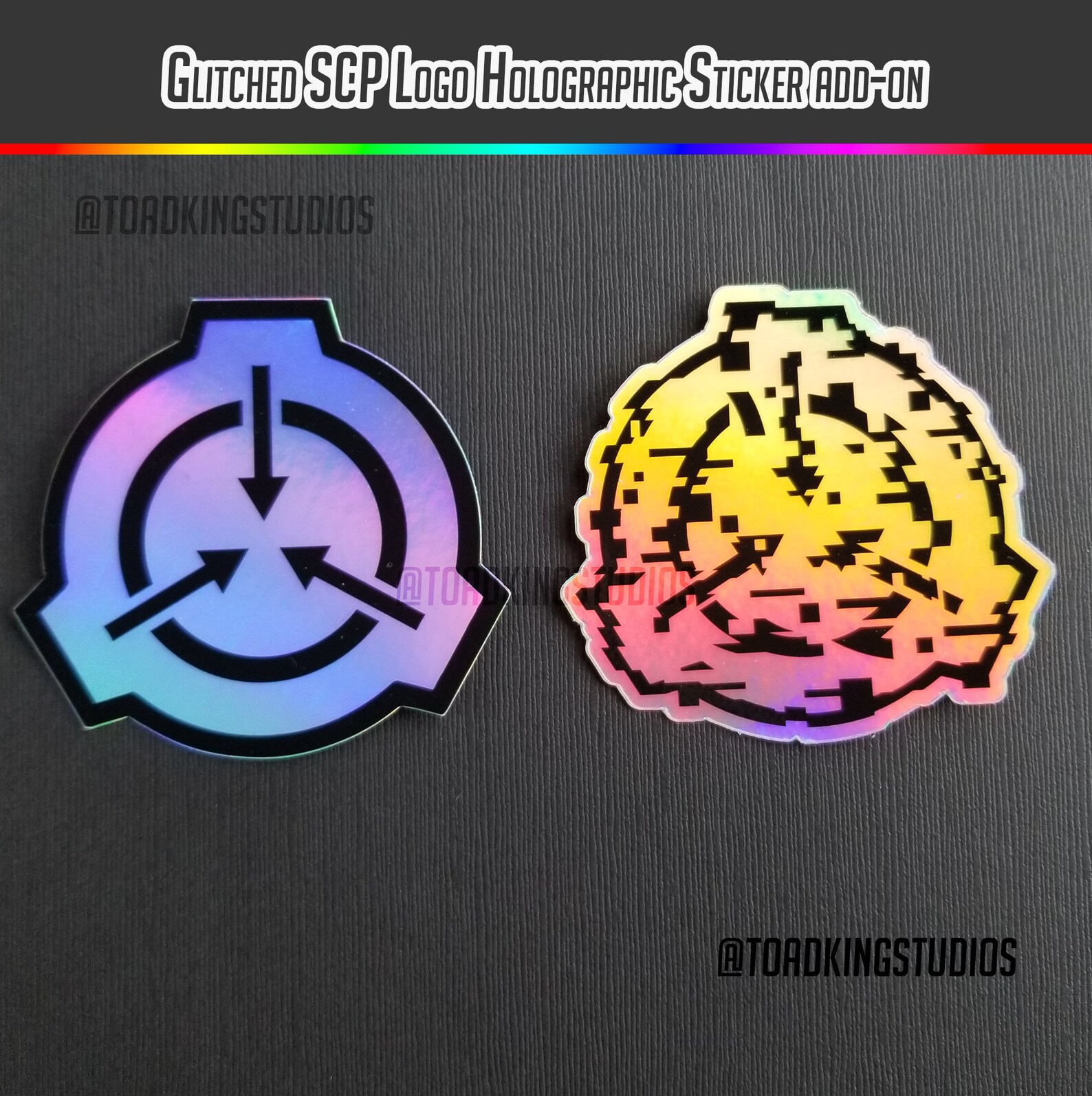 SCP Logo Holographic Sticker 3-inch RESTOCKED - Etsy
