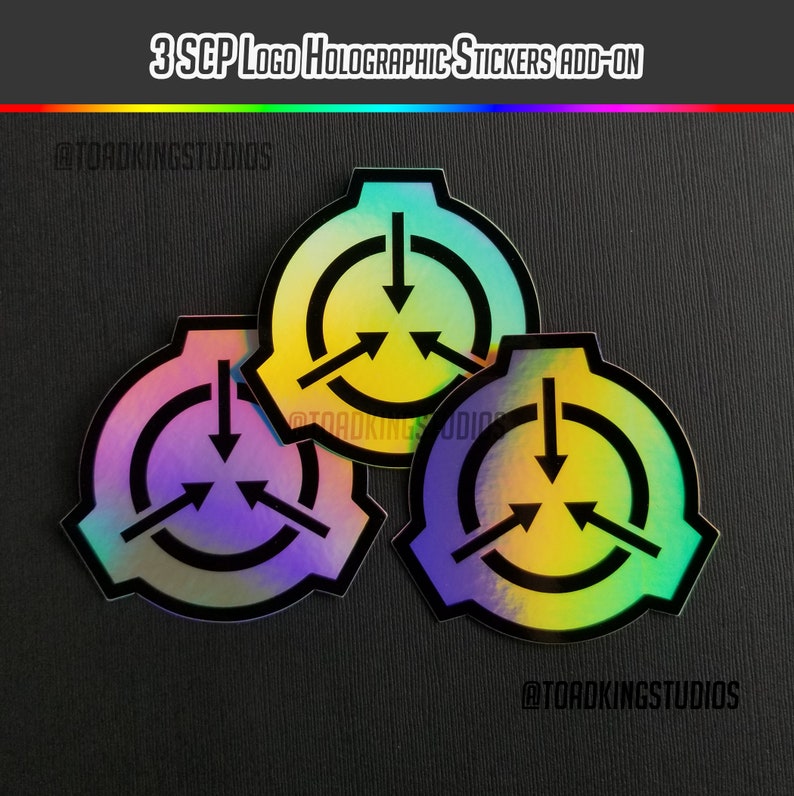 SCP Logo Holographic Sticker 3-inch RESTOCKED - Etsy