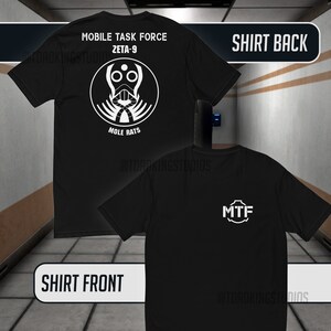 Mobile Task Force Zeta-9 "mole Rats" Team Short Sleeve T-shirt - POD - Etsy
