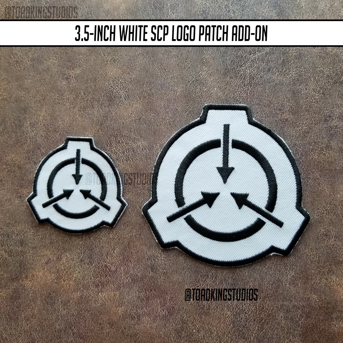 SCP Logo White 2-inch Patch | Etsy