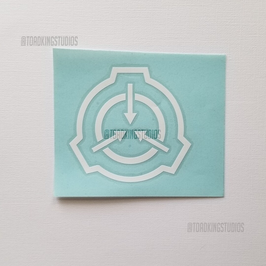 SCP Logo 4-inch Vinyl Decal Transfer Sticker - Foundation - Etsy