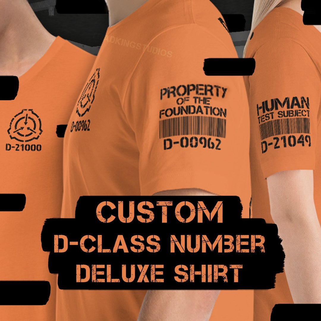 Custom Number D-class Deluxe Multi-sided Unisex T-shirt - POD - Etsy