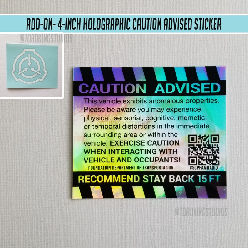 SCP Logo 4-inch Vinyl Decal Transfer Sticker Foundation - Etsy