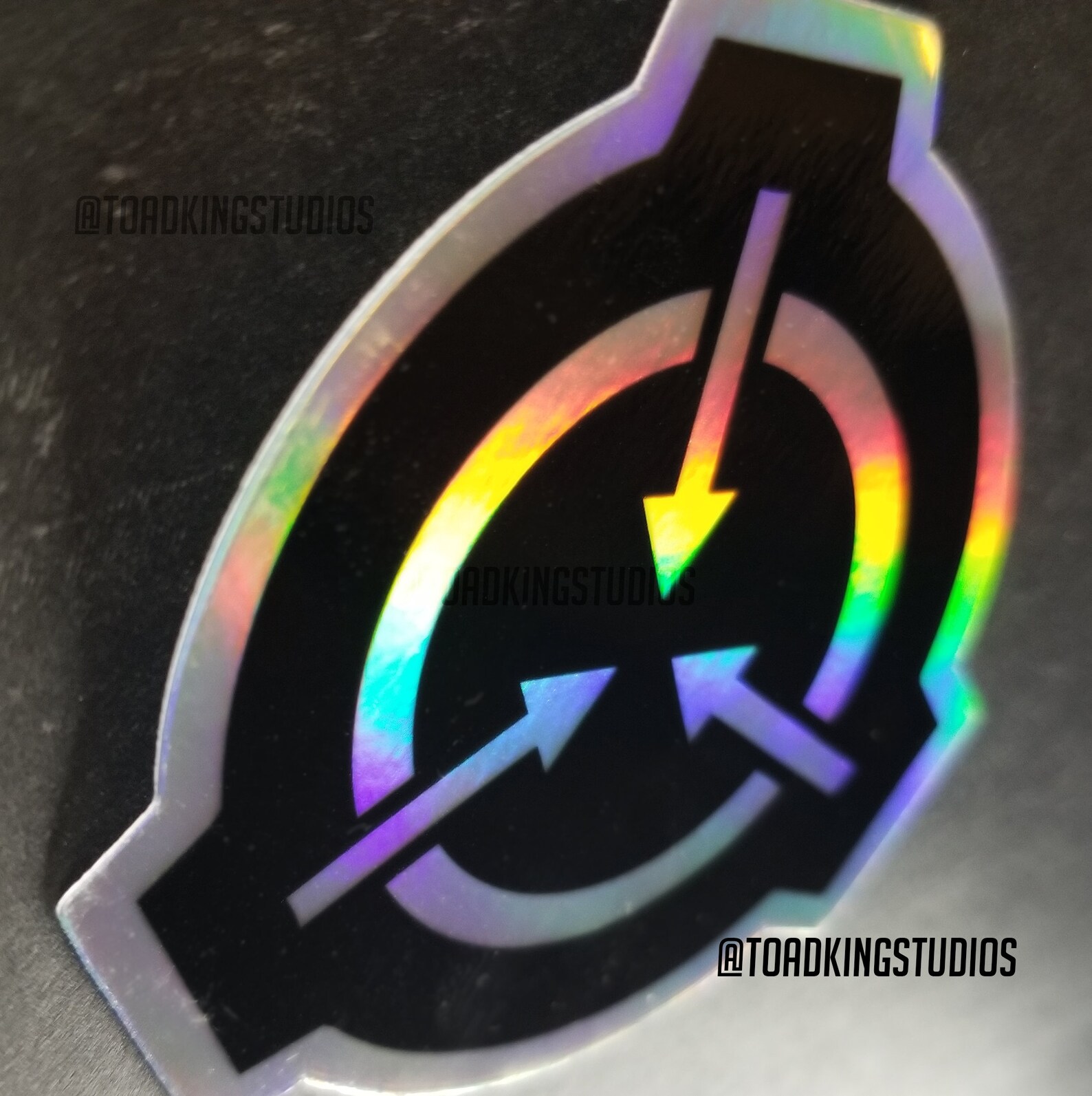 SCP Logo Black Holographic Sticker 3-inch NEW - Etsy
