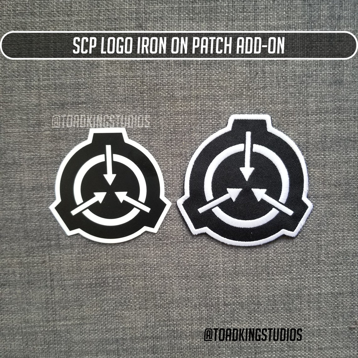 SCP Logo Black 3-Inch Die-Cut Sticker | Etsy