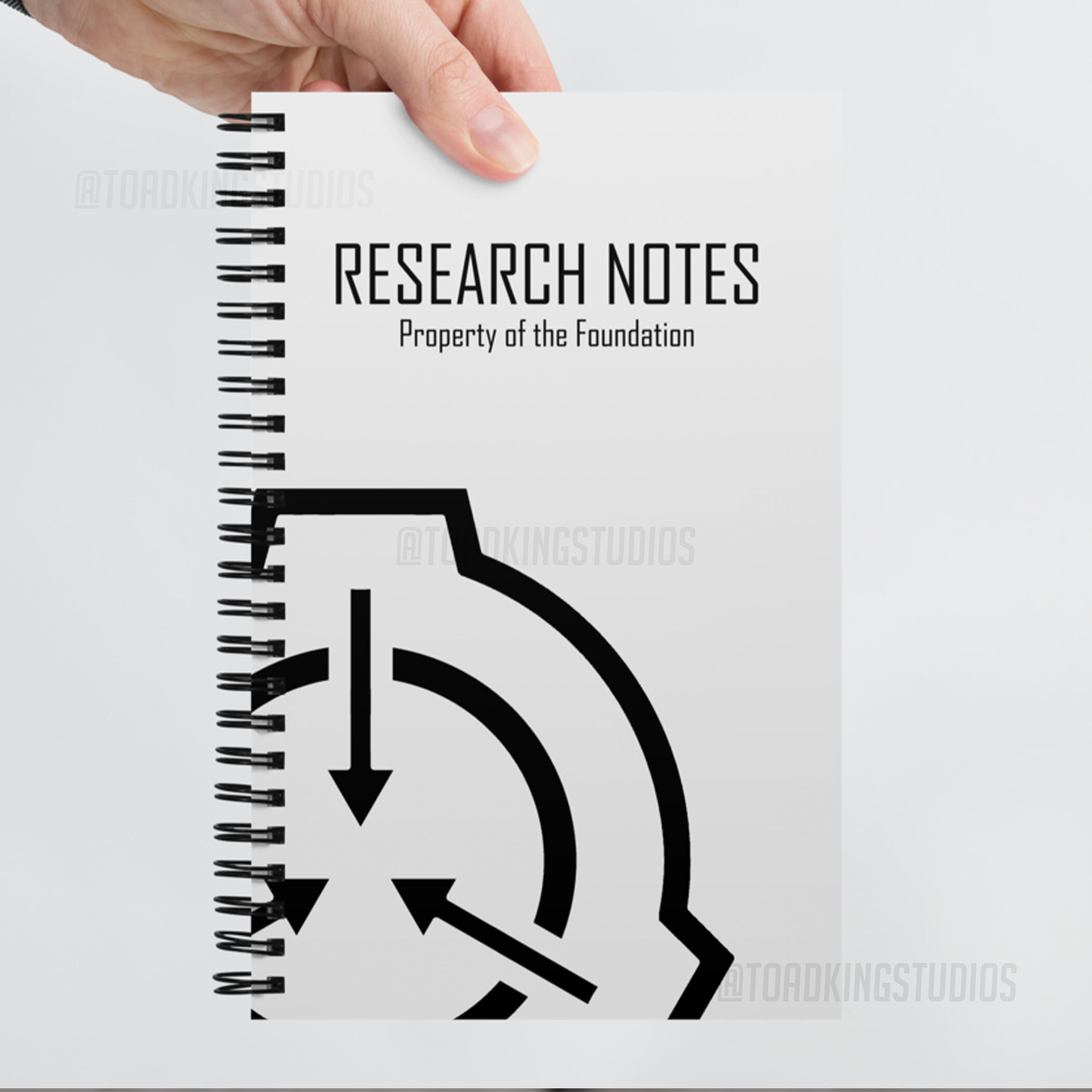 SCP Foundation Research Notes Spiral Notebook POD - Etsy