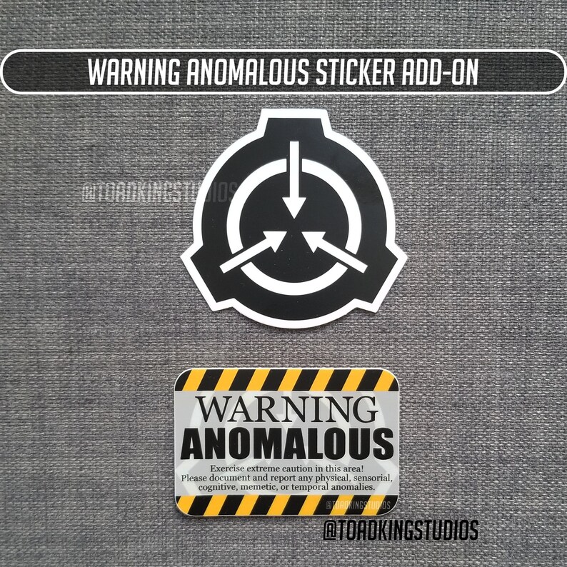 SCP Logo Black 3-inch Die-cut Sticker - Etsy